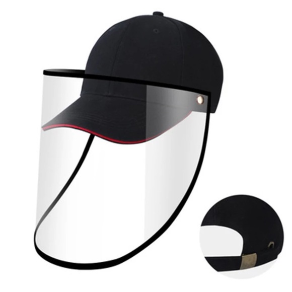 Accessories | Antisplash Caps With Removable Face Shield | Poshmark